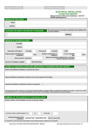 Electrical Installation Condition Reports (EICRs) | Skills Training Group