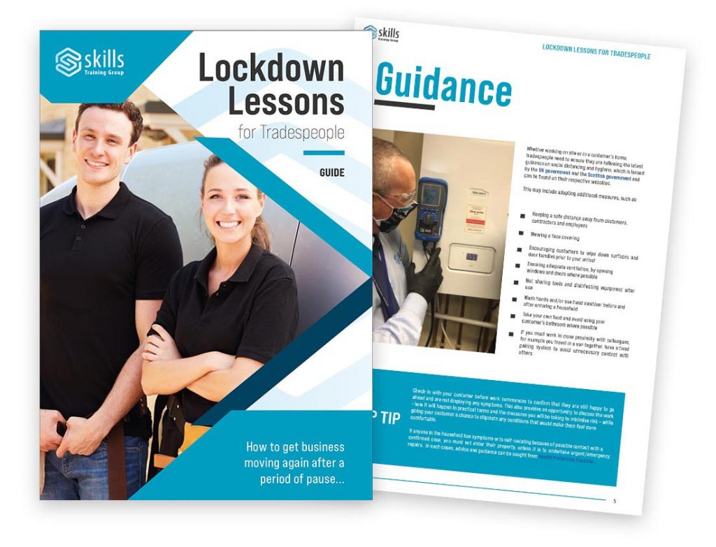Lockdown Lessons For Tradespeople Guide | Skills Training Group